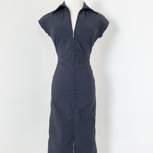 Jacob | Dresses | Jacob Zipup Midi Dress Mini Short Thigh Length Short ...